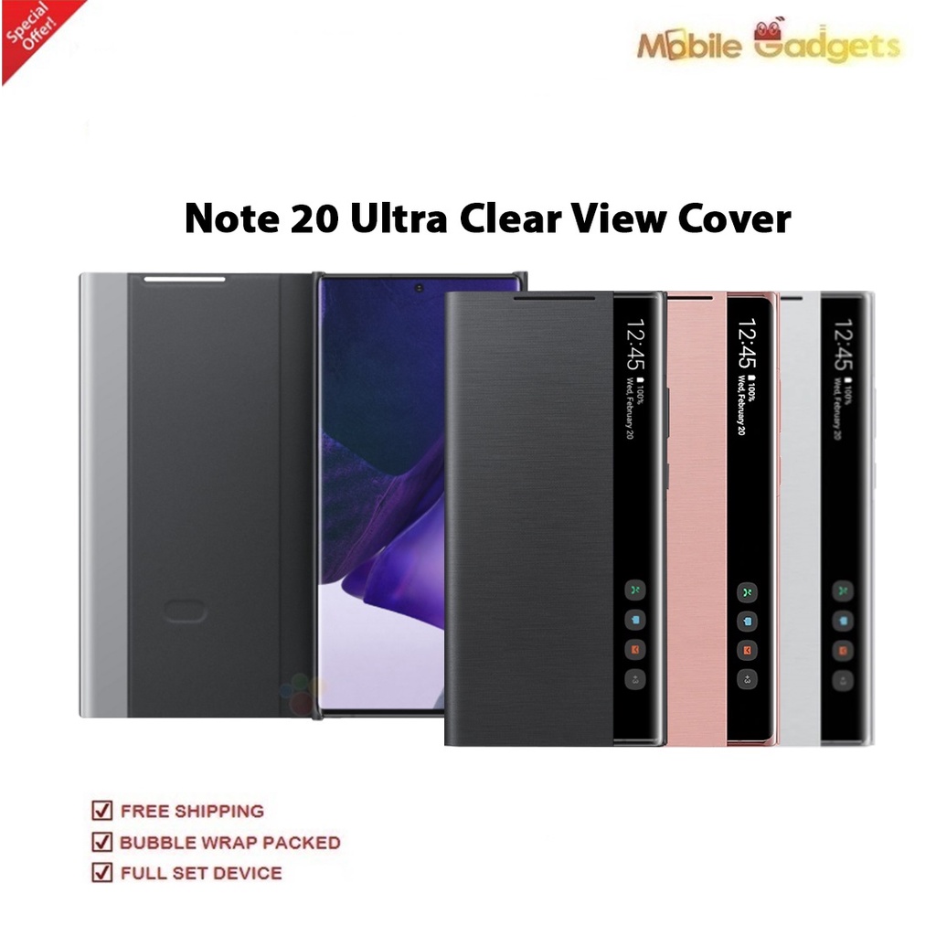 Samsung Galaxy Note 20 Ultra Clear View Cover | Shopee Malaysia