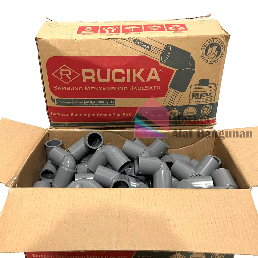 Knee 3/4 RUCIKA AW / Keni Knie Elbow L Connection Paralon Pipe | Shopee ...