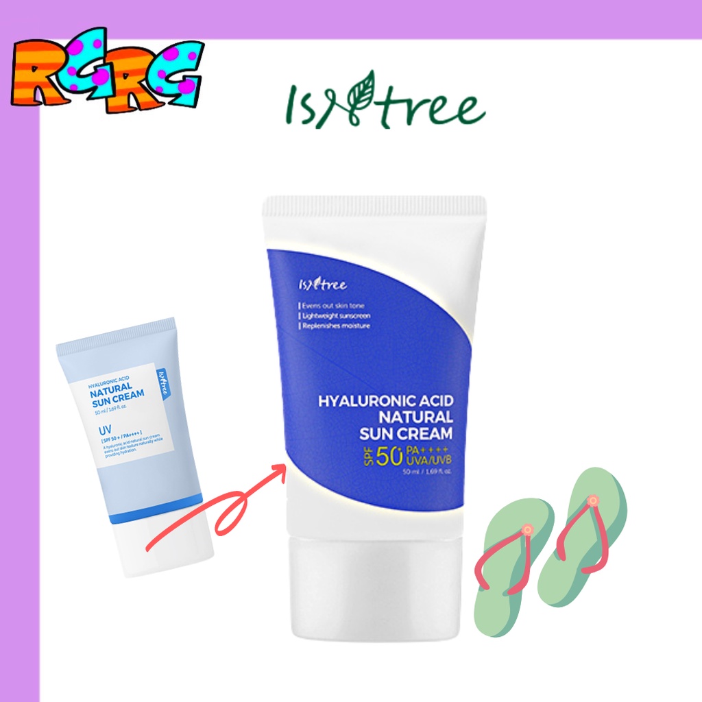 [ISNTREE] Hyaluronic acid Natural Sun Cream 50ml | Shopee Malaysia