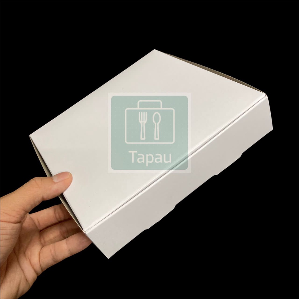 TAPAU - (100pcs±) PIZZA BOX 7" x 7" X 1.5" Food Box / Cake Box ...