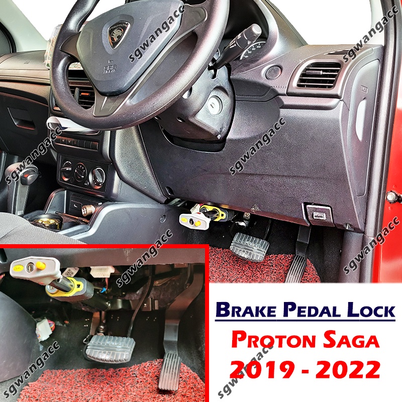 Proton Saga 2019 - 2022 - Geneo Brake Pedal Lock (Malaysia). Car engine ...