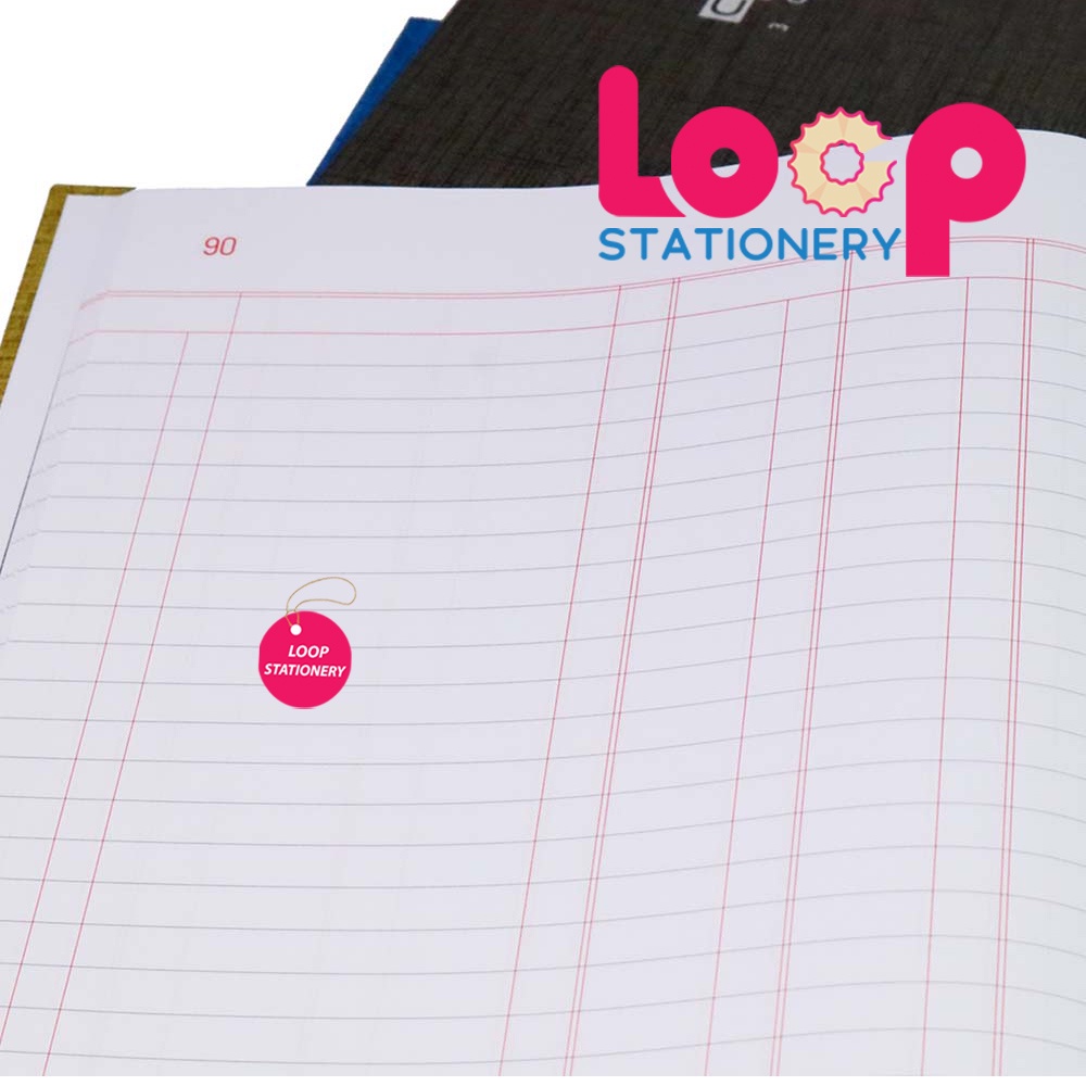 Campap 3 Column Book Hard Cover F4 120PG/200PG/300PG/400PG | Shopee ...