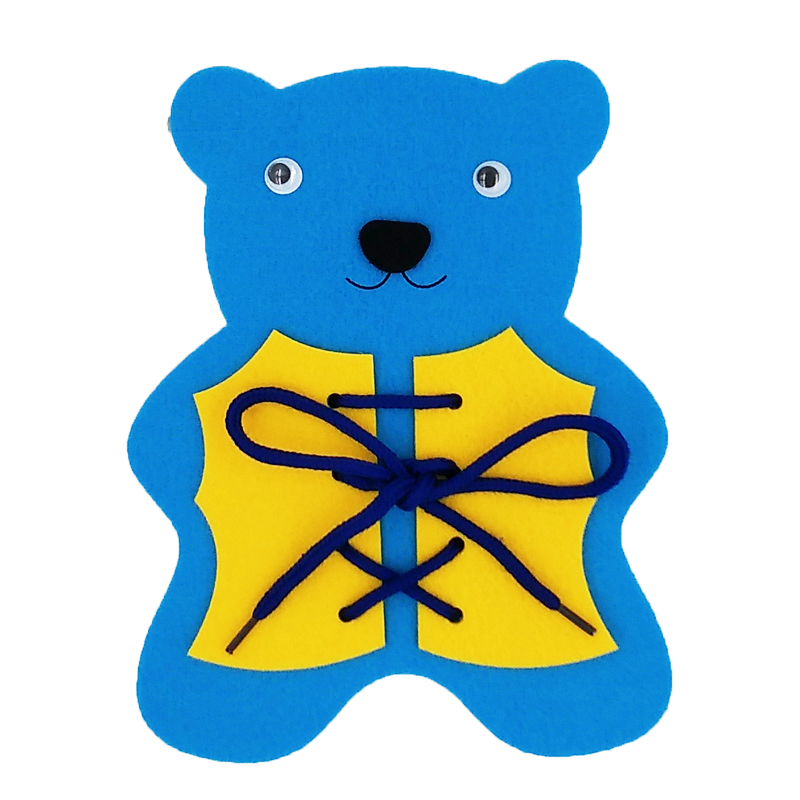 Children Learn To Tie Laces Toy Kids Montessori Early Educational Fine ...