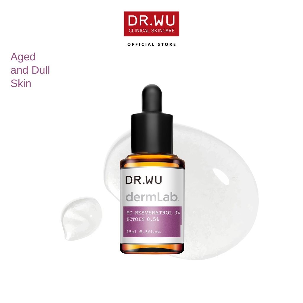 EXP JULY 2025 DR.WU Official DermLab MC-Resveratrol 3% Ectoin 0.5% ...