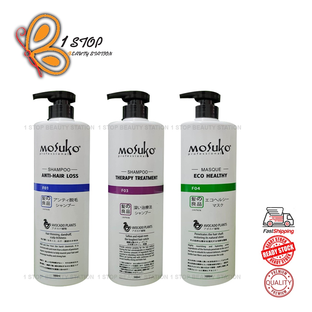 MOSUKO SHAMPOO and MASQUE 1000ml (Twin Pack) | Shopee Malaysia