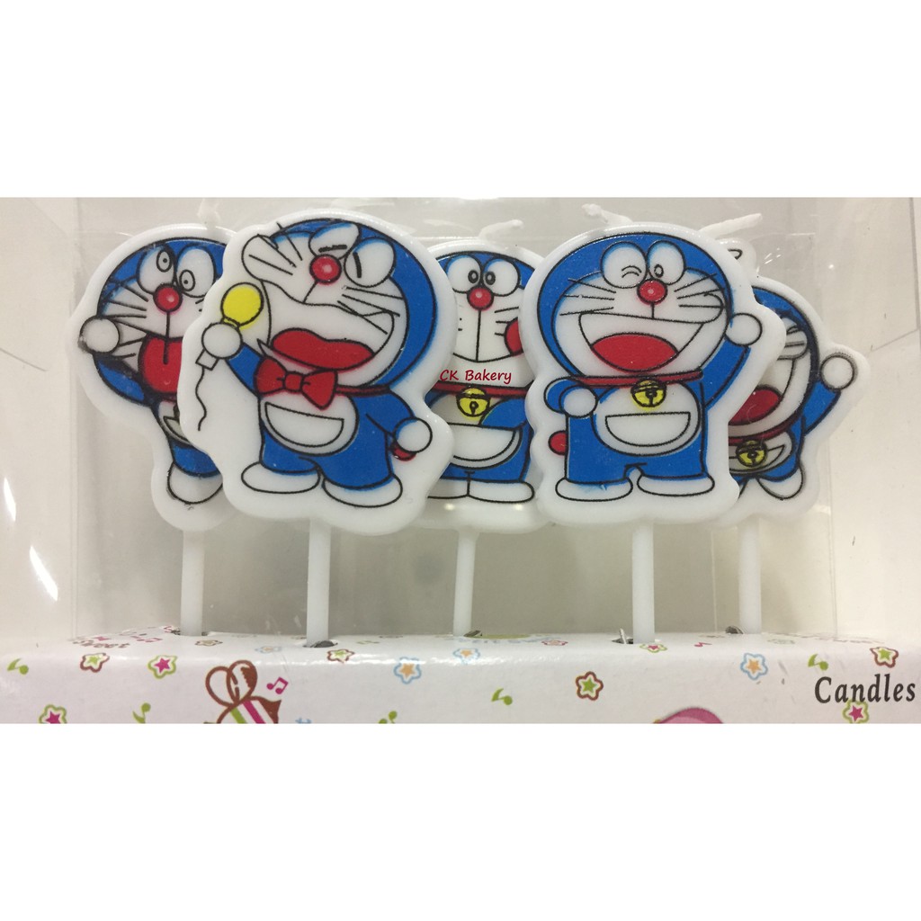 Cartoon Birthday Party Candle Cake Decorations (Doraemon) / 儿童生日蜡烛 ...