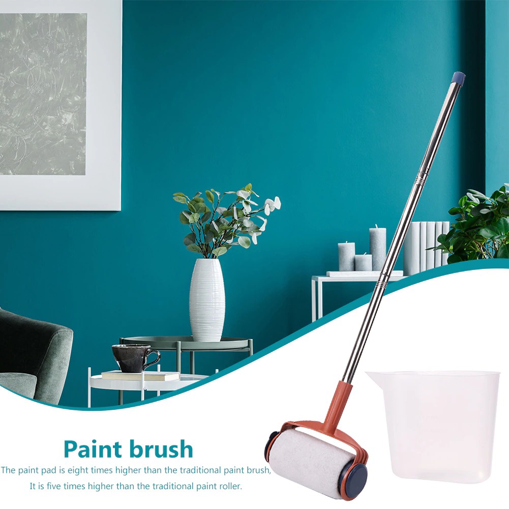 DIY Magic Roller Handle Brush Pintat Facil No Mess Drip Decoration ...