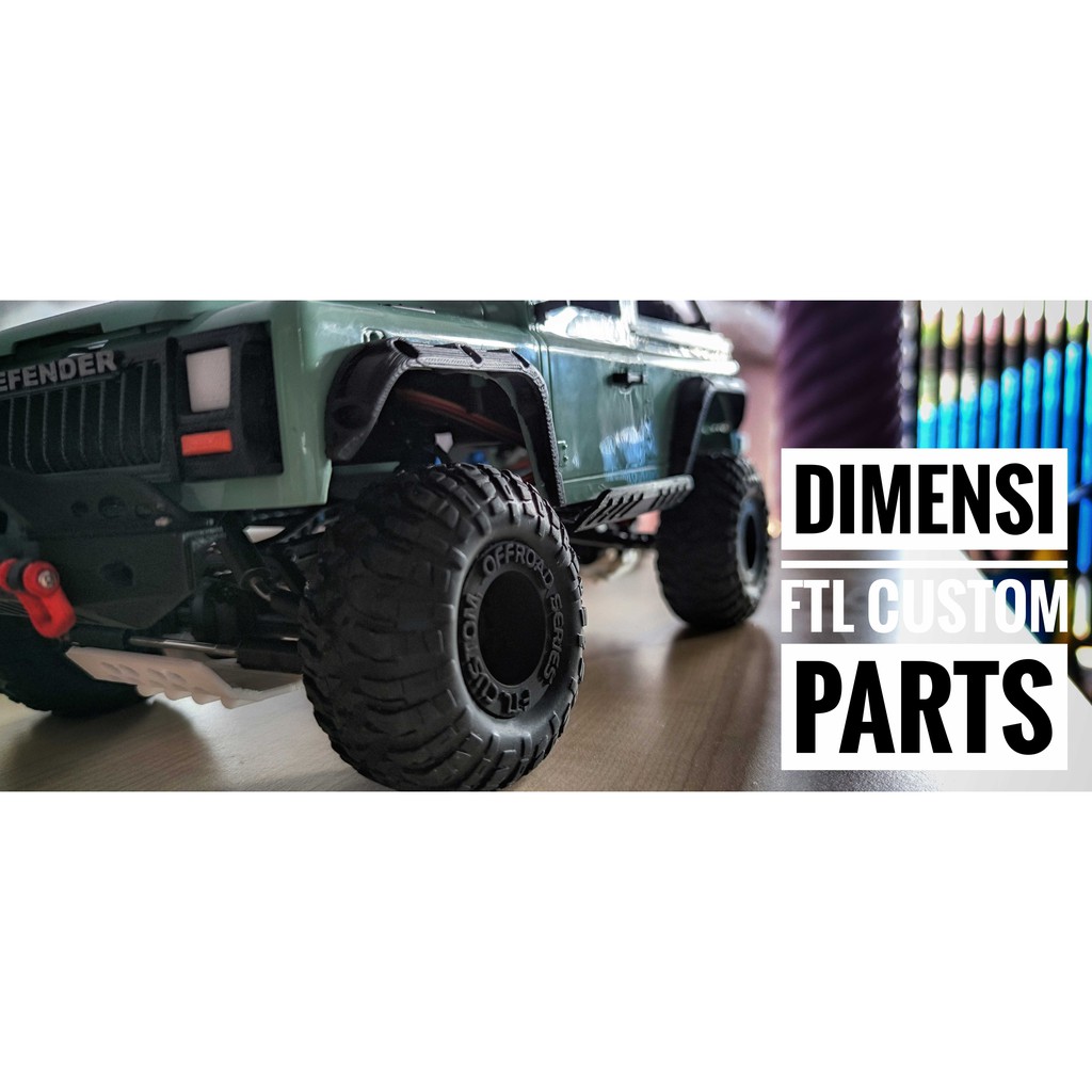 TOYS ROCK CRAWLER 4pcs MN WPL D90/D91/D99 MN45 FJ45 Wider Rims 5mm HEX ...