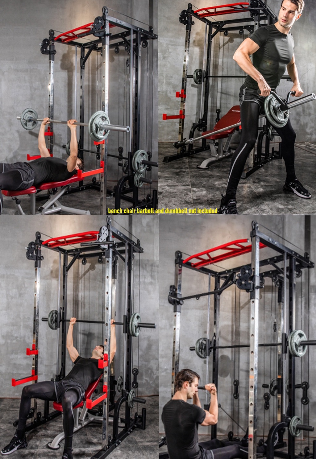 🔥ADSPorts J009 Multi-Station Commercial Workout Exercise Machine Power ...