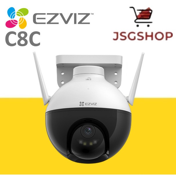 EZVIZ C8C Outdoor Wireless Security Camera CCTV Pan & Tilt, Color Night ...