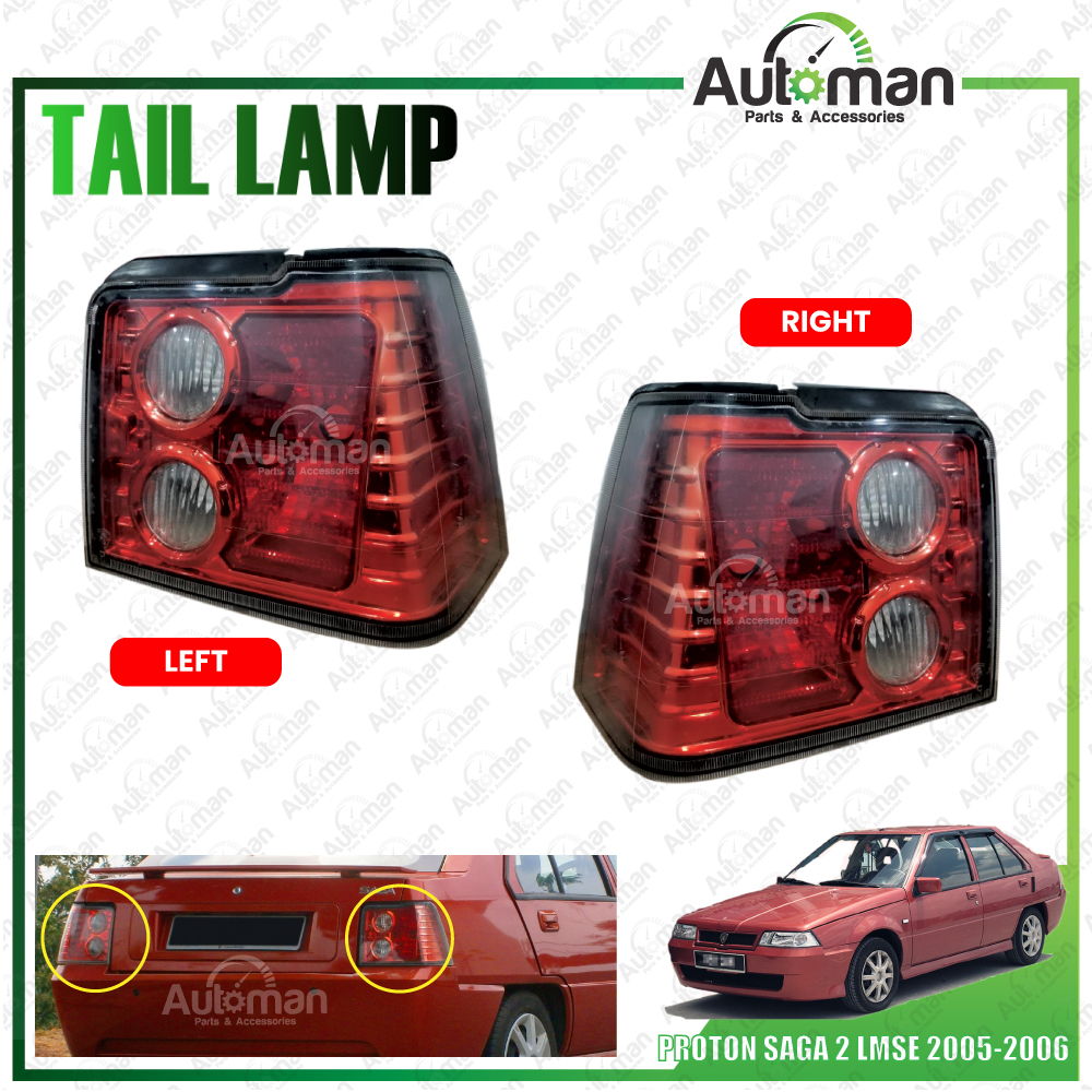 [ CLEARANCE ] Taillamp Proton Saga 2 LMSE 2005 - 2006 Rear Left Right ...