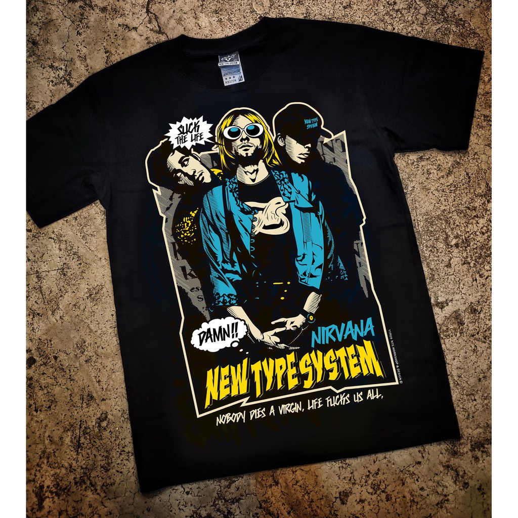 NTS NIRVANA Original New Type System T-Shirt | Shopee Malaysia