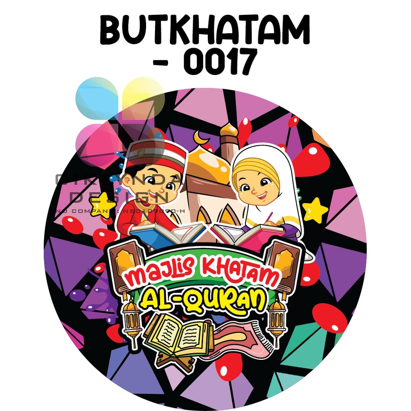 PRE-ORDER - BUTTON BADGE - MAJLIS KHATAM AL-QURAN (MURID) | Shopee Malaysia