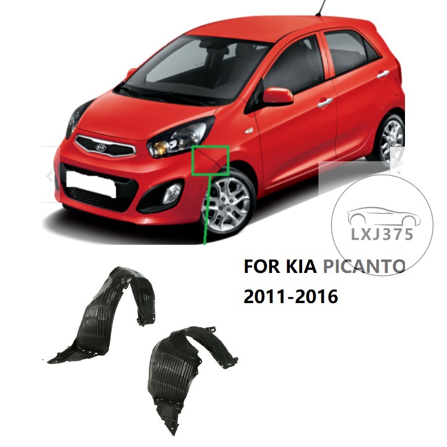 FOR KIA PICANTO 2011-2016 Front Fender Liner Front Fender Liner Front ...