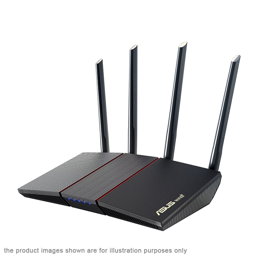 ASUS RT-AX55 AX1800 Dual Band Smart WiFi 6 (802.11ax) Router with Ai ...