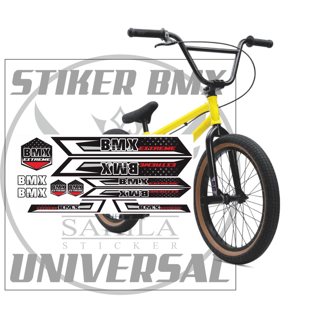 BMX BIKE STICKERS / STRIPING EXTREME BMX BIKE VARIATIONS 02 VARIATIONS ...