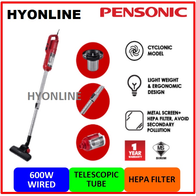 PVC-1003H - PENSONIC 2-IN-1 HANDHELD & STICK VACUUM CLEANER | STICK ...