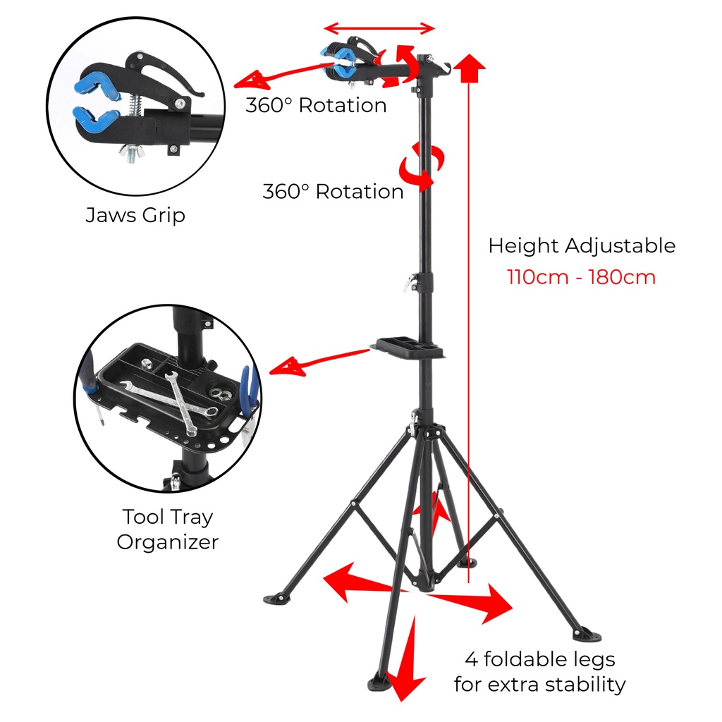 🔥Ready Stock🔥Heavy-Duty Professional Bicycle workshop Repair Stand ...