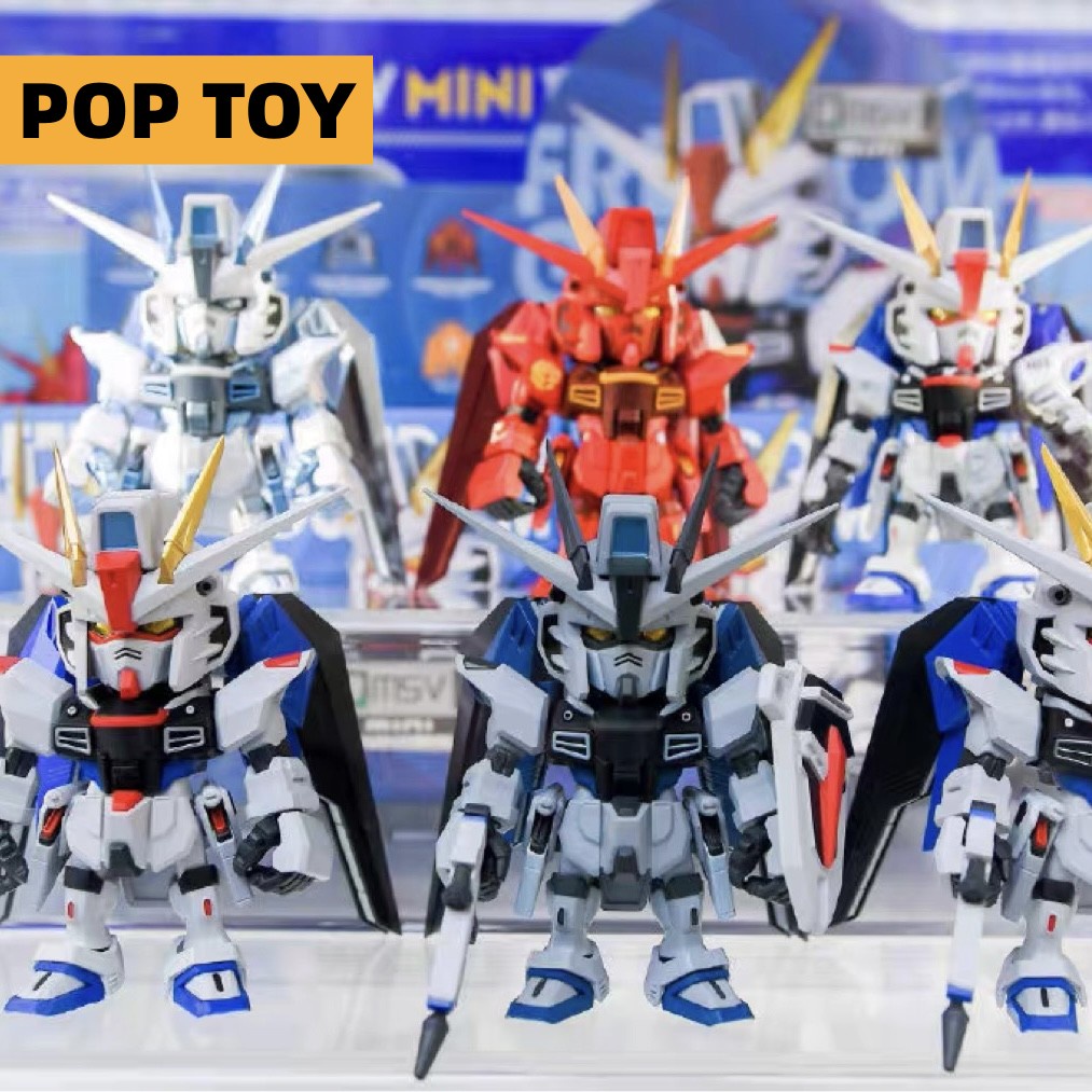 【Genuine】QMSV mini Freedom GUNDAM Series Blind box doll Cute Figures ...