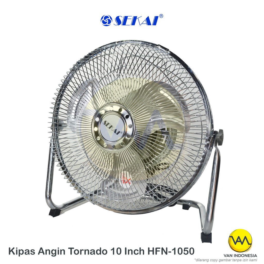 Sekai 10 Inch Table Fan (25 cm) High Velocity 1050 (Iron Tornado ...