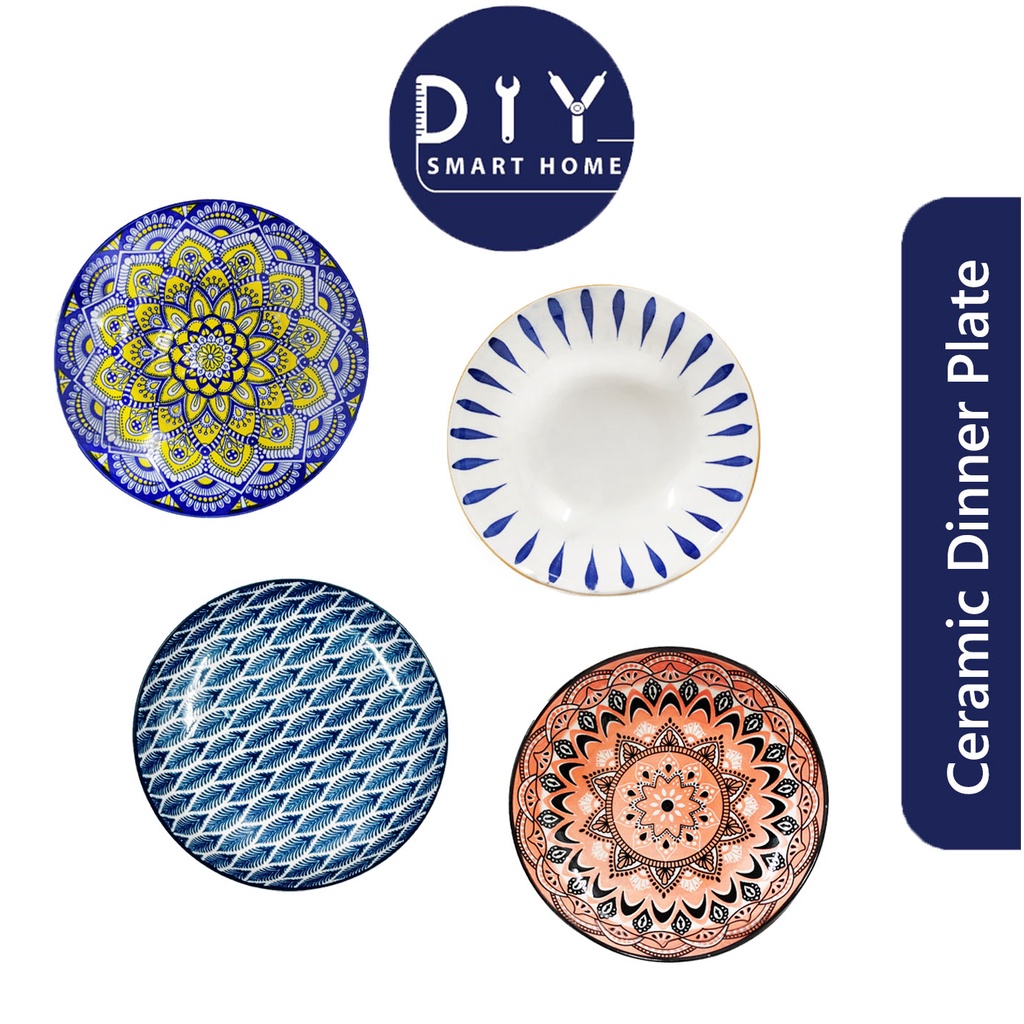 Ceramic (BIG) Dinner Plate Dish Kitchen | Shopee Malaysia