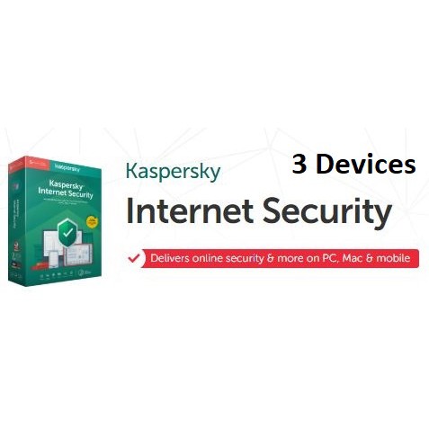 Kaspersky Internet Security 3 Device 1 Year - By Email (E-License ...