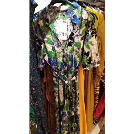 ZARA Flora Maxi Dress ( 100% Authentic ) | Shopee Malaysia