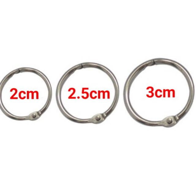 (🇲🇾 Ready Stock) 10Pcs High Quality Round File Ring Card Ring ...