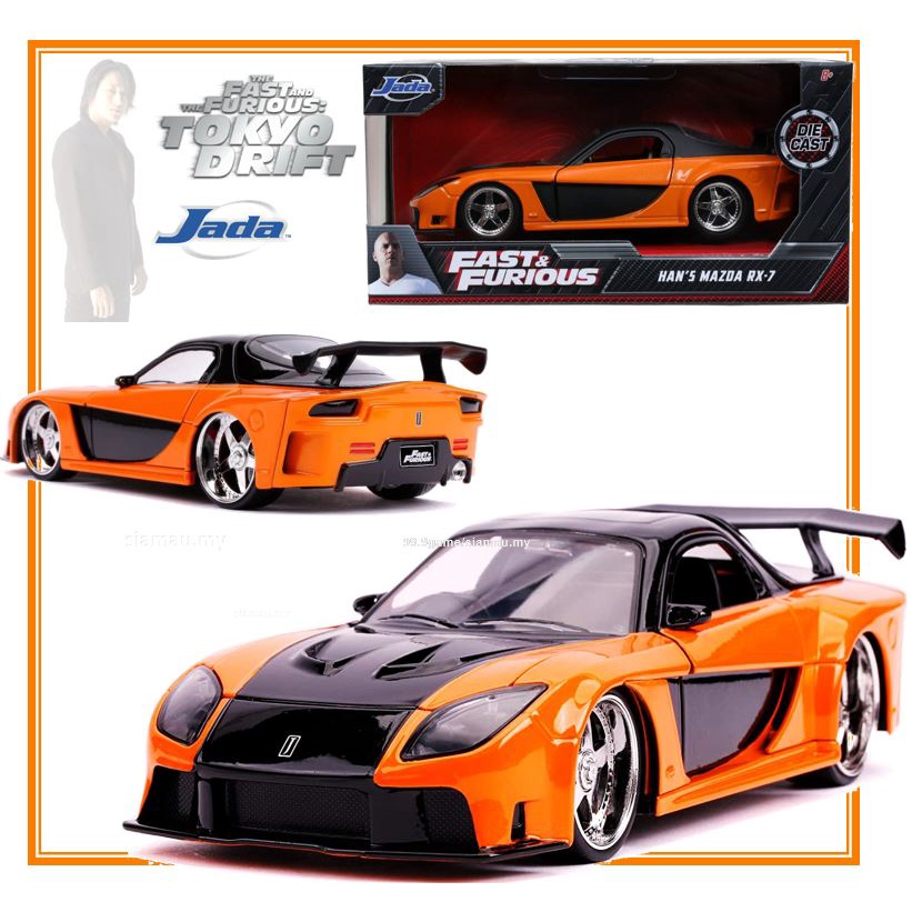 1:32 Fast & Furious – Han’s Mazda RX-7, Officially Licensed Product Car ...
