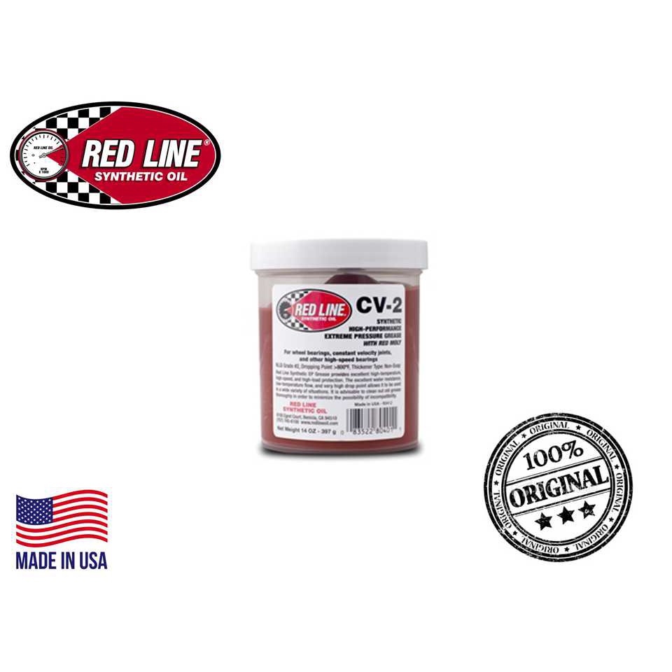 RED LINE CV2 CV-2 GREASE HIGH PERFORMANCE HIGH TEMP STABILITY 14oz ...