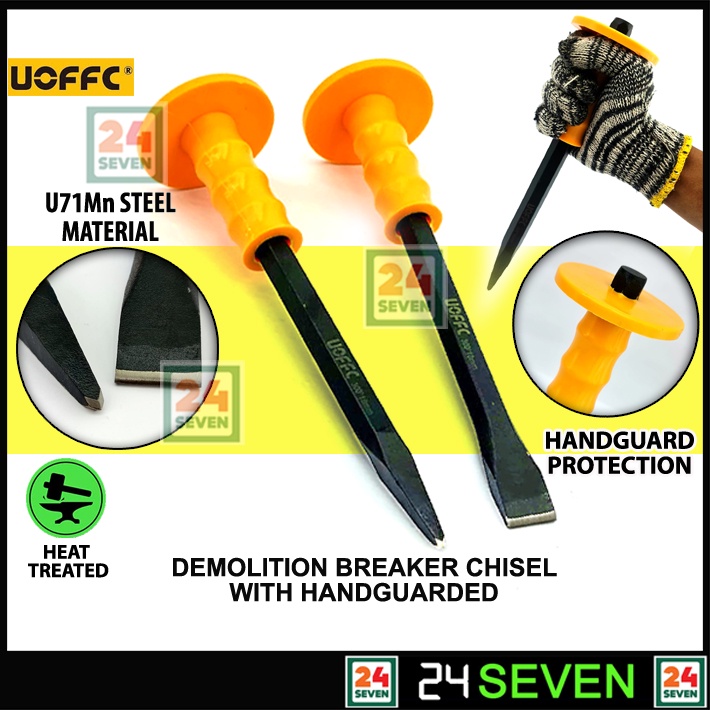 UOFFC Cold Chisel Concrete Chisel Hand Protection Demolition Breaker ...