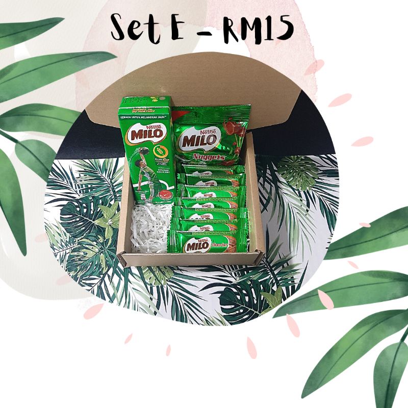 🔥 FREE STICKER GAMBAR 🔥 MILO Gift box Surprise box Chocolate Box ...