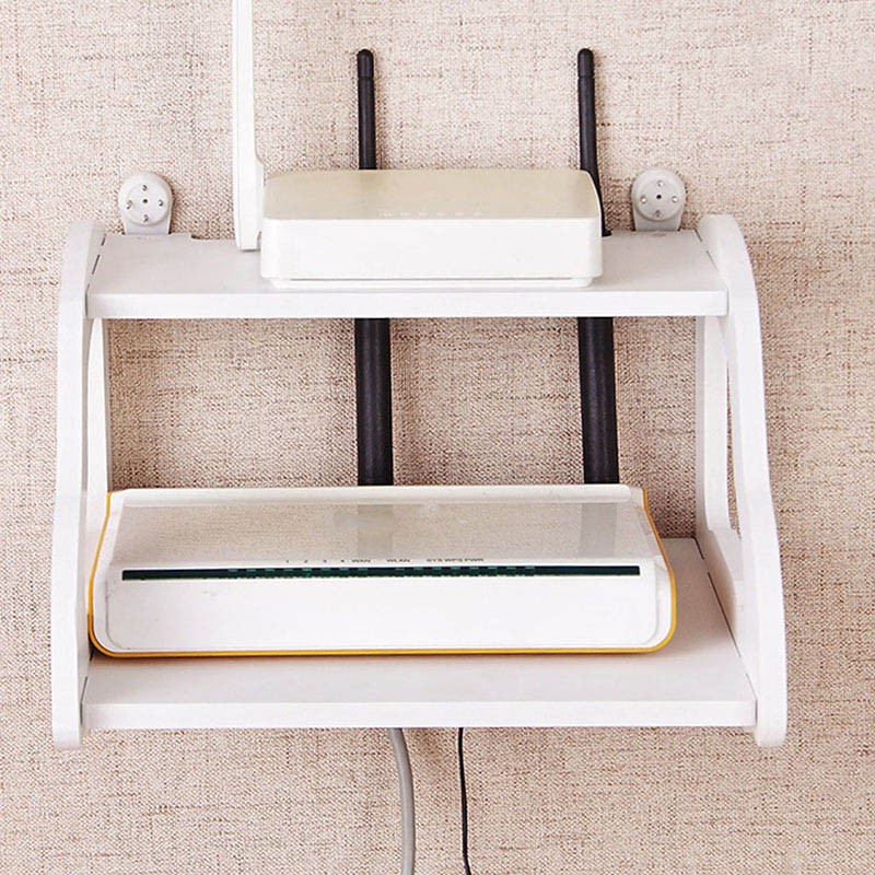 Router Modem Storage Rack Nail Space Saving Wall Mount | Shopee Malaysia