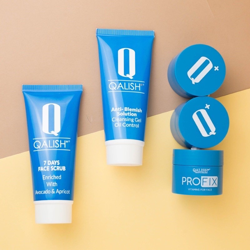 🔥 PROFIX Qalish Original HQ Full Set Qalish Krim Muka Berlubang Qalish ...
