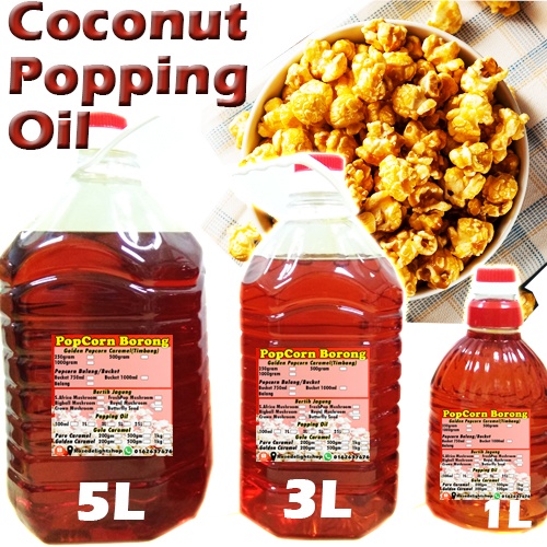 Popcorn Popping Oil Minyak Popping Minyak Kelapa Butter Raw ingredients ...