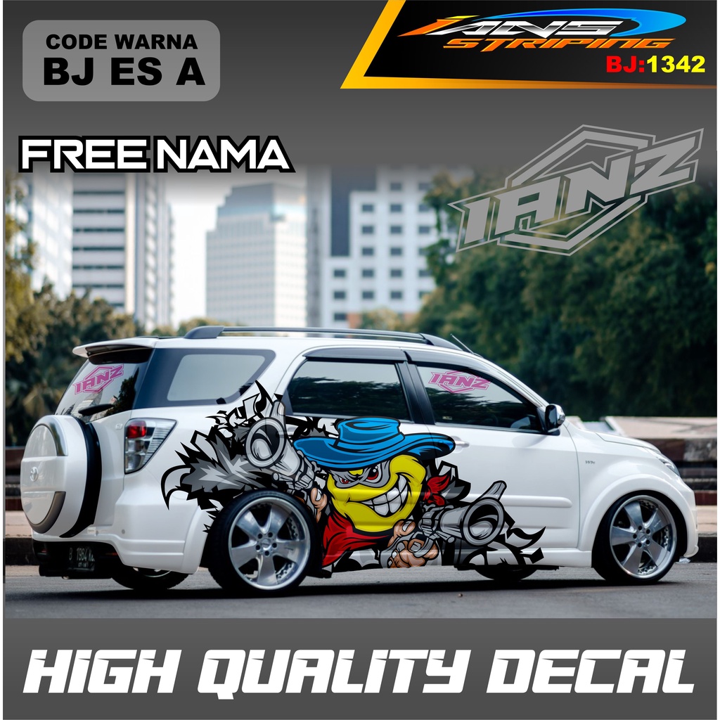 Variations Of DECAL STICKER Latest Design TERIOS Car/DECAL Latest Car ...