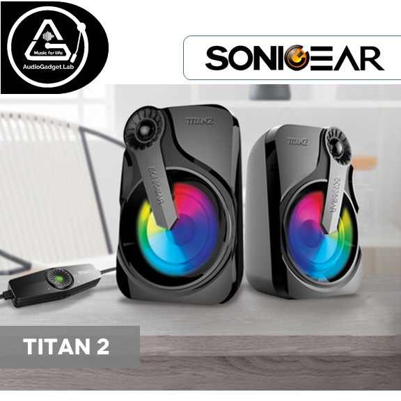 SonicGear Titan 2 True Portable 2.0 Speaker with Extra Bass | Volume ...