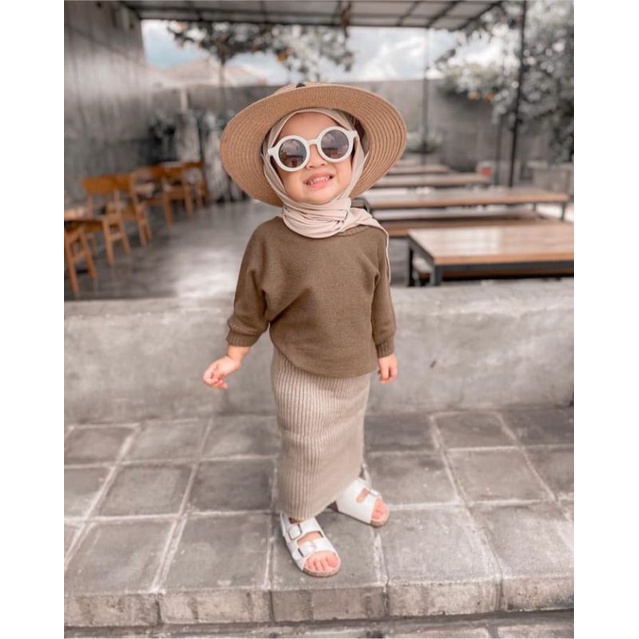 Premium Children's Plisket Stick Span Skirt / Knit Span for Children ...