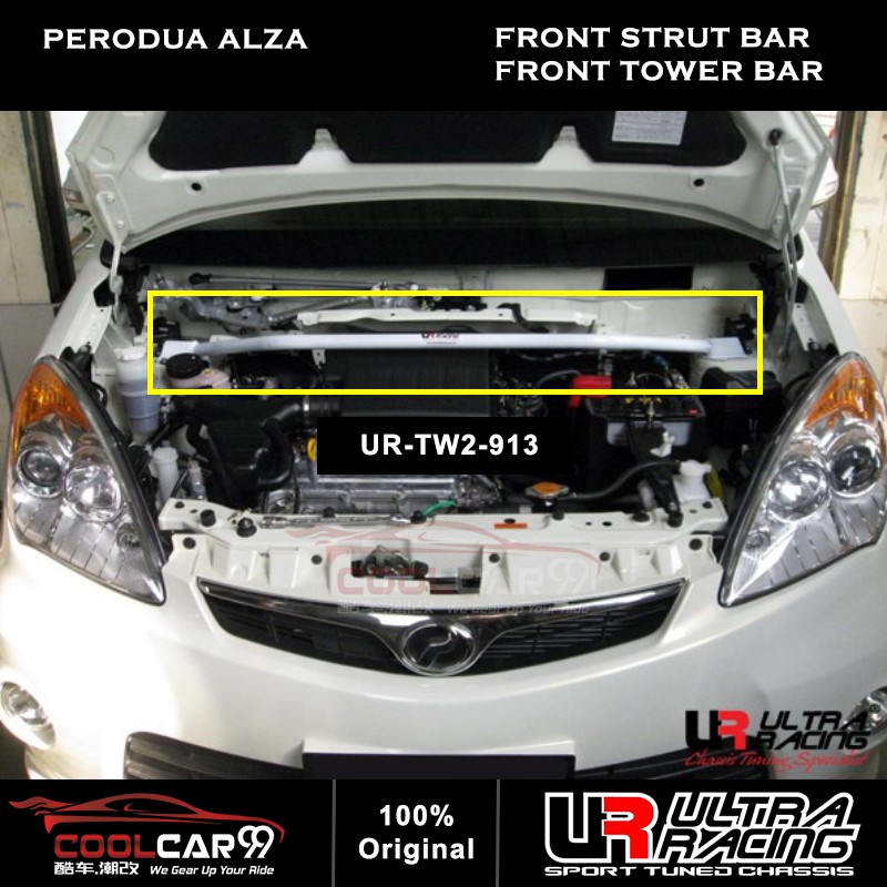 Ultra Racing Stage 1 Perodua Alza Safety Bar Front Tower Bar Front ...