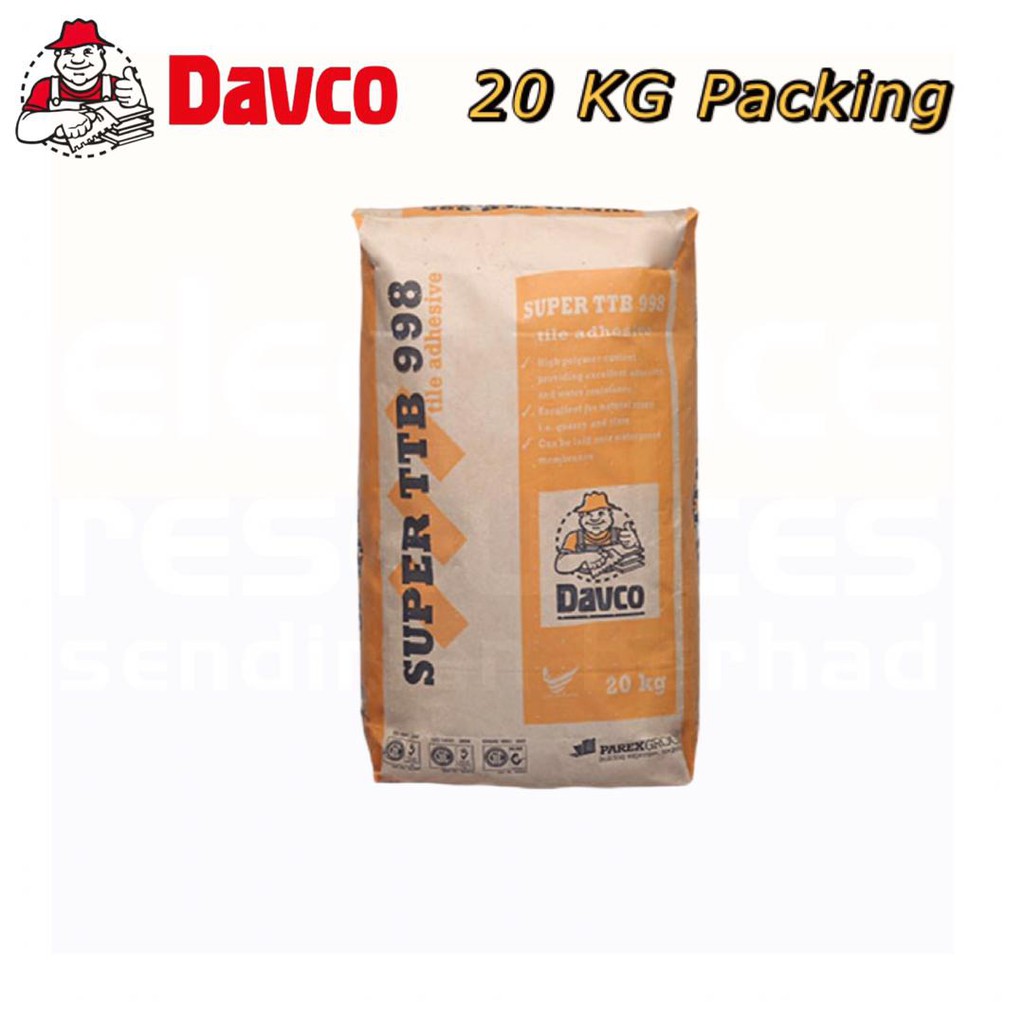 DAVCO Super TTB 998 High Strength and Water Resistant Cement-Based Tile ...