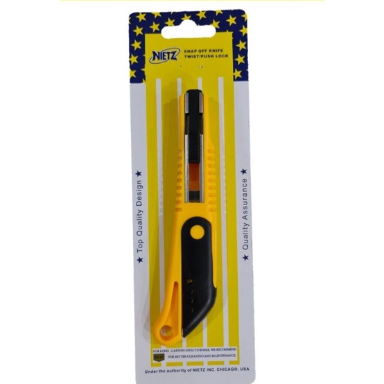 Hook Knife Acrylic Cutter Nietz Snap Off Knife Twist/Push Lock | Shopee ...