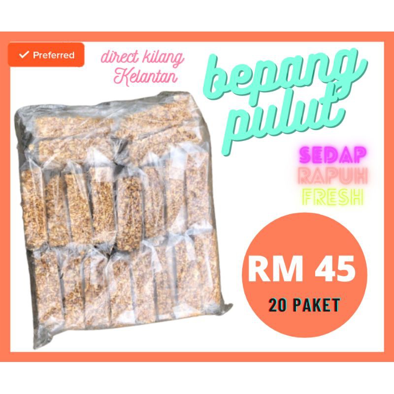 [HOT SALE] BEPANG PULUT ORIGINAL KELANTAN (20PAKET) | Shopee Malaysia
