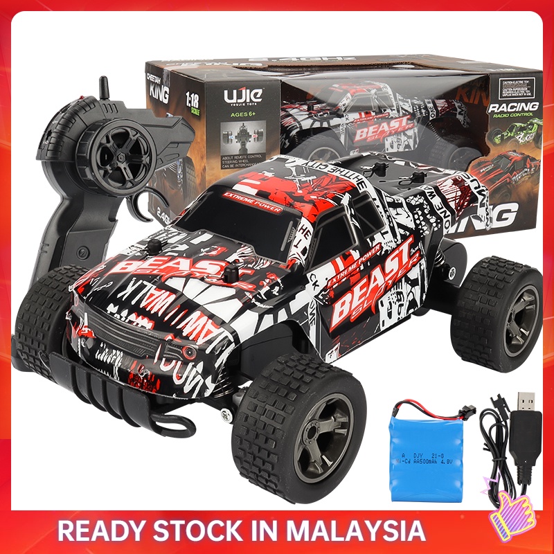 Kereta Control 2.4G 20KM/H 2811 High Speed Racing Car Climbing Remote ...