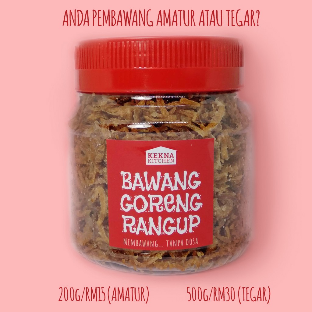 Bawang Goreng Rangup Crunchy Fried Onion Bawang Goreng Paling Sedap ...