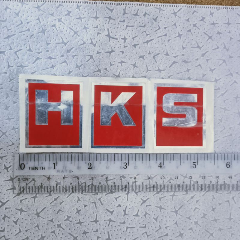 HONDA HKS WATERPROOF CUTTING STICKER FOR CAR / HELMET / MOTORCYCLE ...