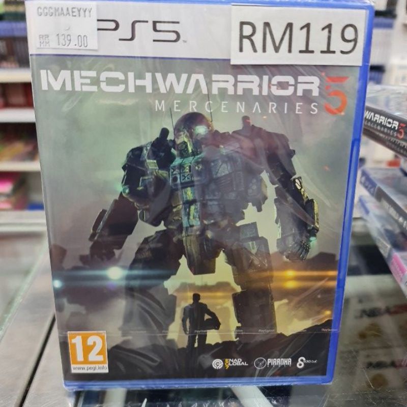 sps5 Mechwarrior 5 mercenaries English r2 new and sealed rm99 same as ...