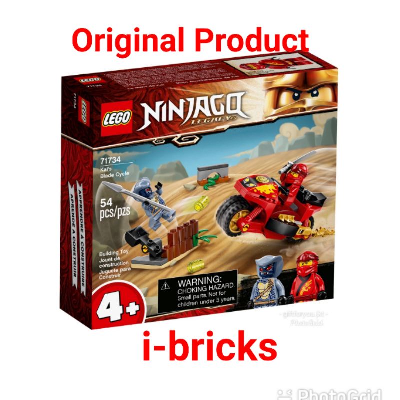 Lego Ninjago 71734 Kai Blade Cycle | Shopee Malaysia