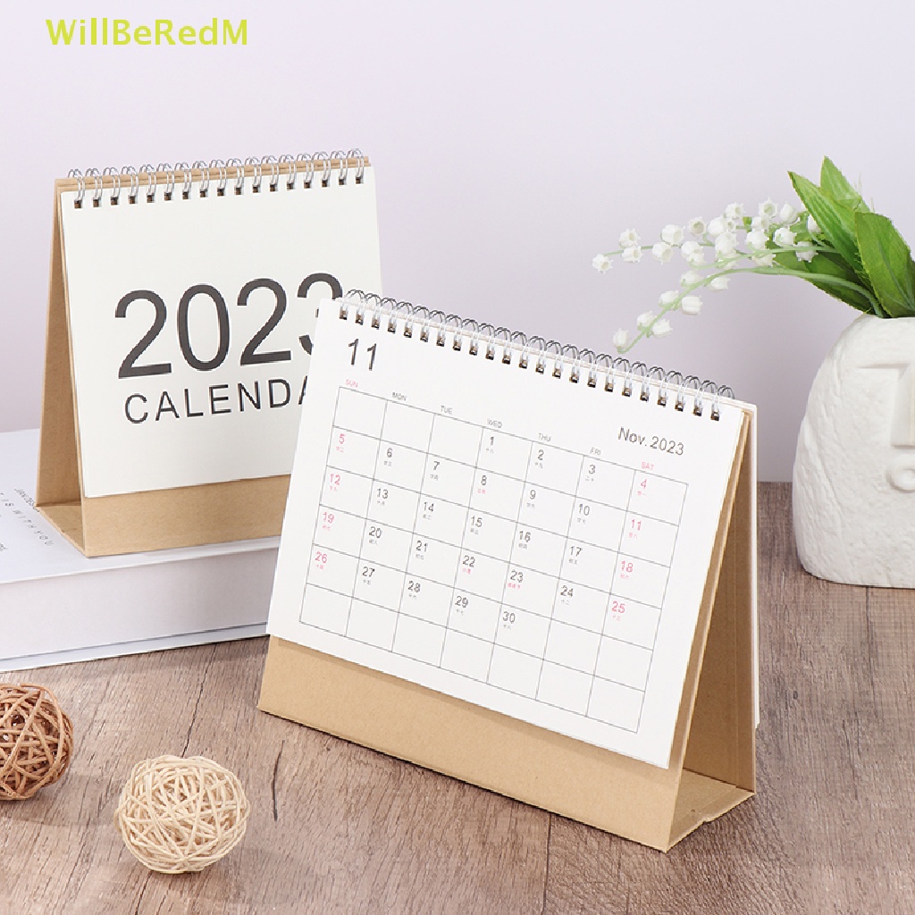 [WillBeRedM] 2023 Desk Calendar Small Academic Calendar Mini Daily ...