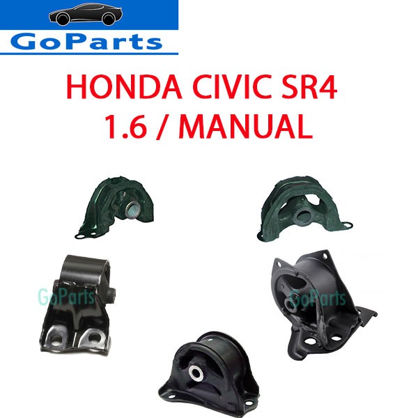 HONDA CIVIC EG SR4 1.6 MANUAL ENGINE MOUNTING SET (5PCS) | Shopee Malaysia