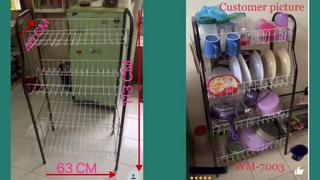 (Ready Stock)Indo S Dish Rack /4 Tingkat rak pinggan, mangkuk dan cawan ...